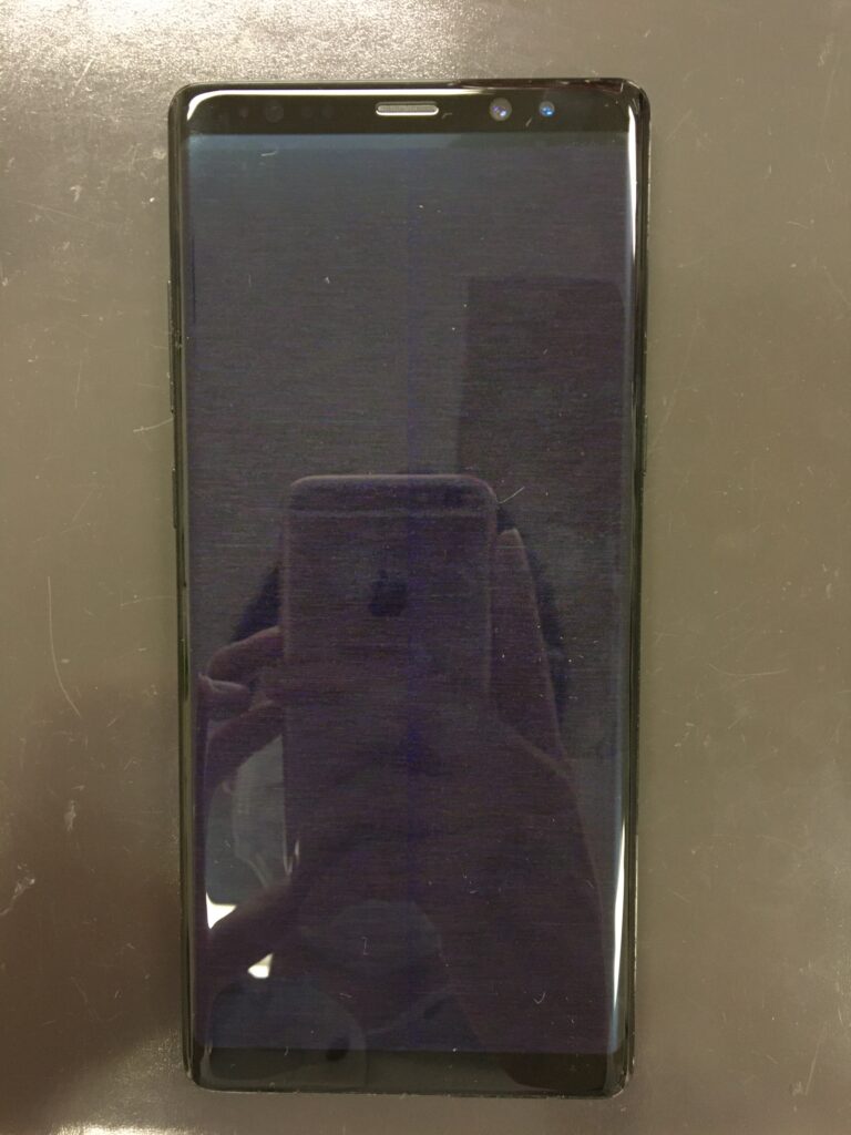 【アンドロイド】画面にノイズが映るようになったGALAXY Note8の修理 – iPhone修理岡山ならスマップル岡山駅前店【総務省登録修理業者】